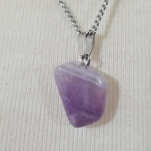 Fashion Jewelry | Jewelry | Amethyst Stone Necklace | Poshmark